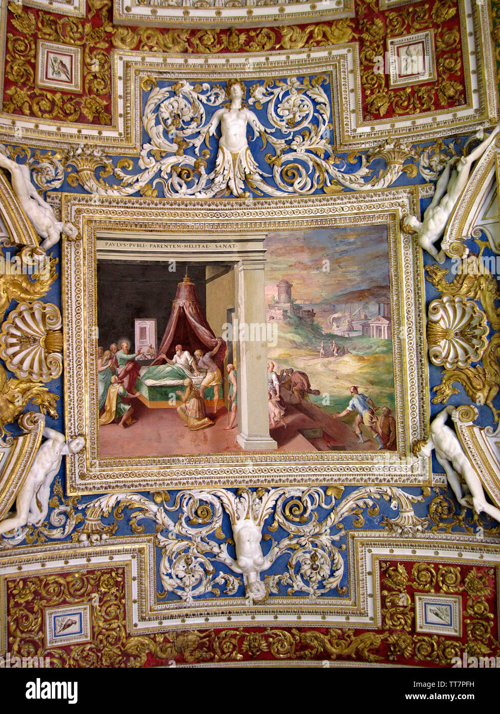Vatican museum arches ceiling hi-res stock photography and images - Alamy