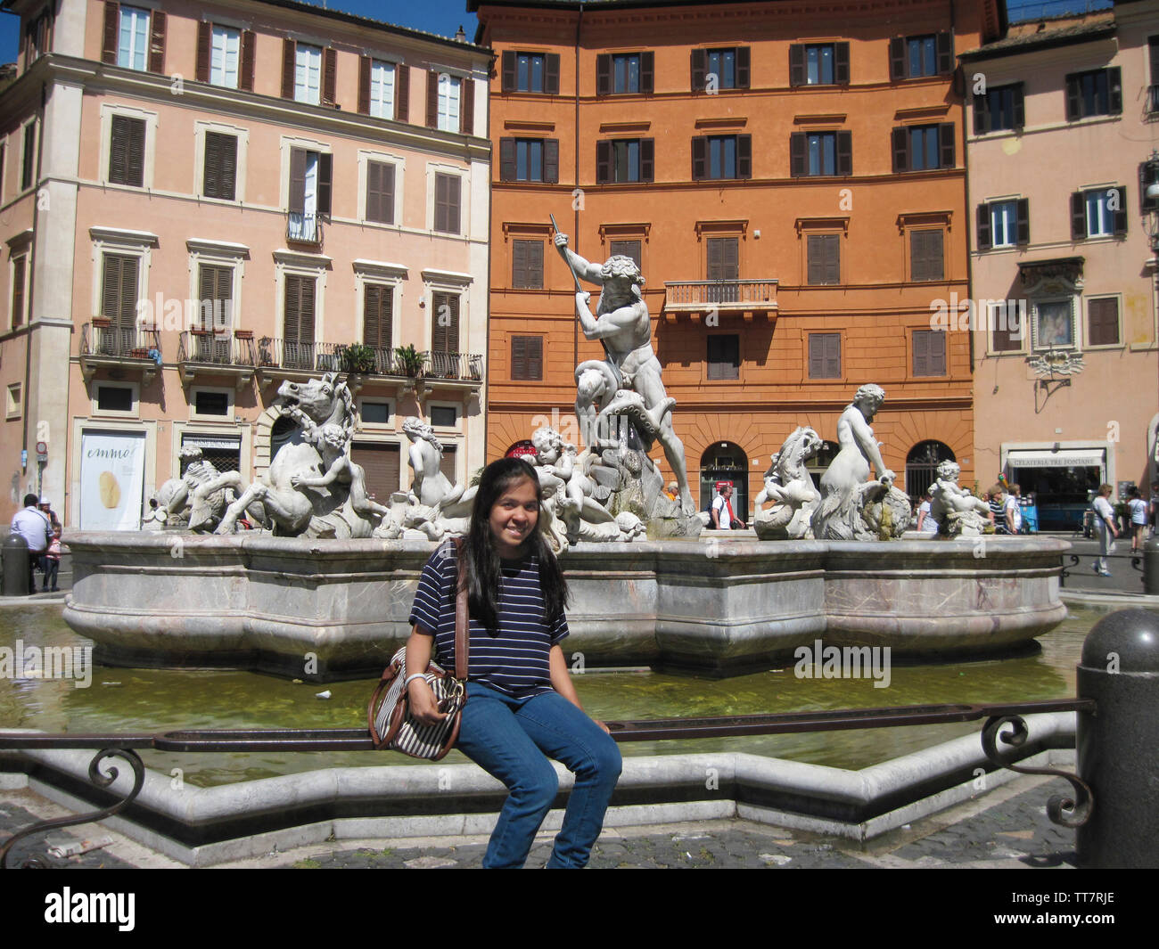 Indian tourist rome hi-res stock photography and images - Alamy