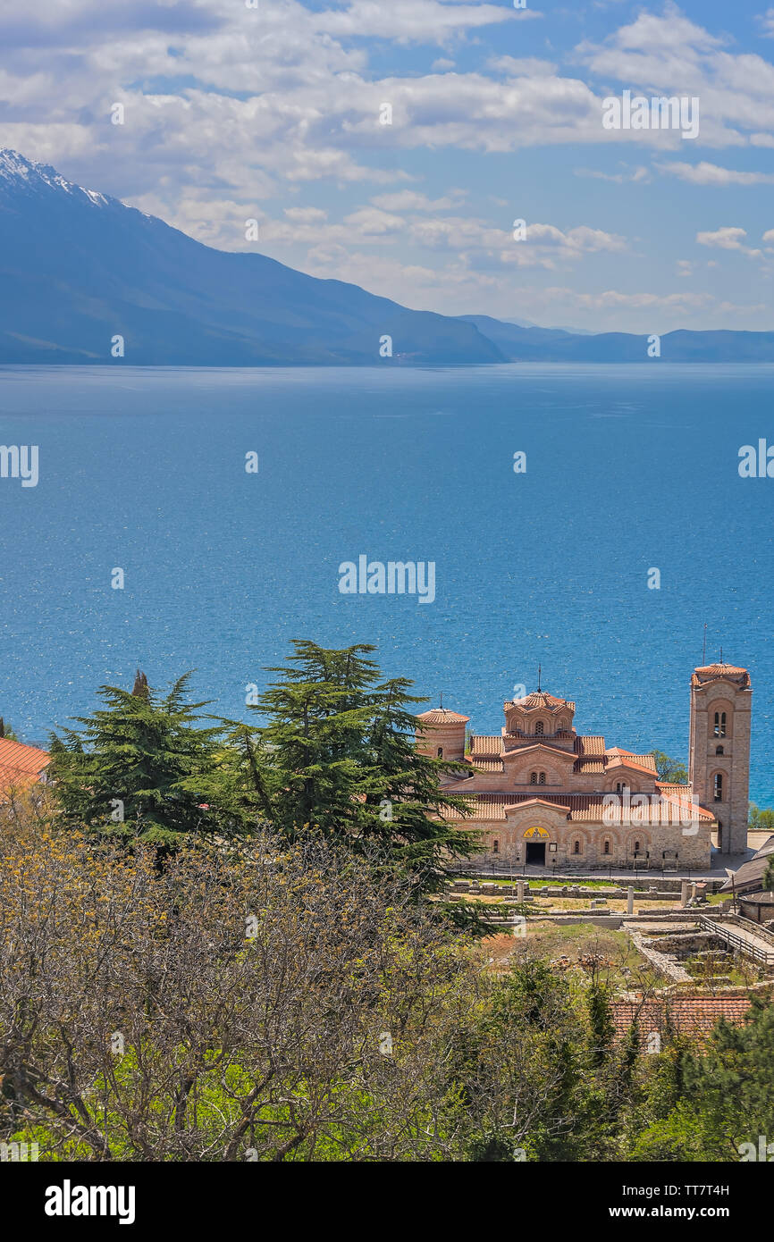 Saint Panteleimon church called also Plaosnik as seen from the Fortress ...