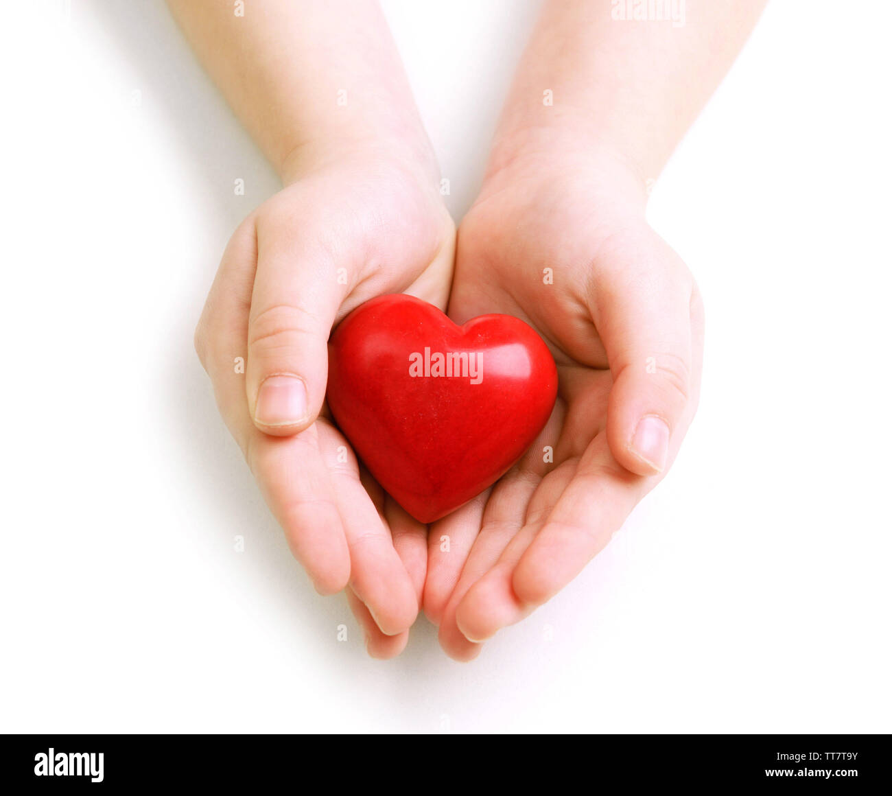 Family heart in hands Cut Out Stock Images & Pictures - Alamy