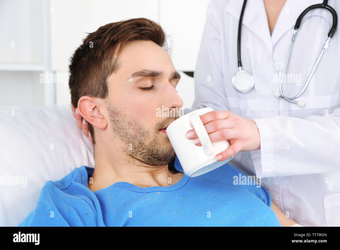Drink patient hi-res stock photography and images - Alamy
