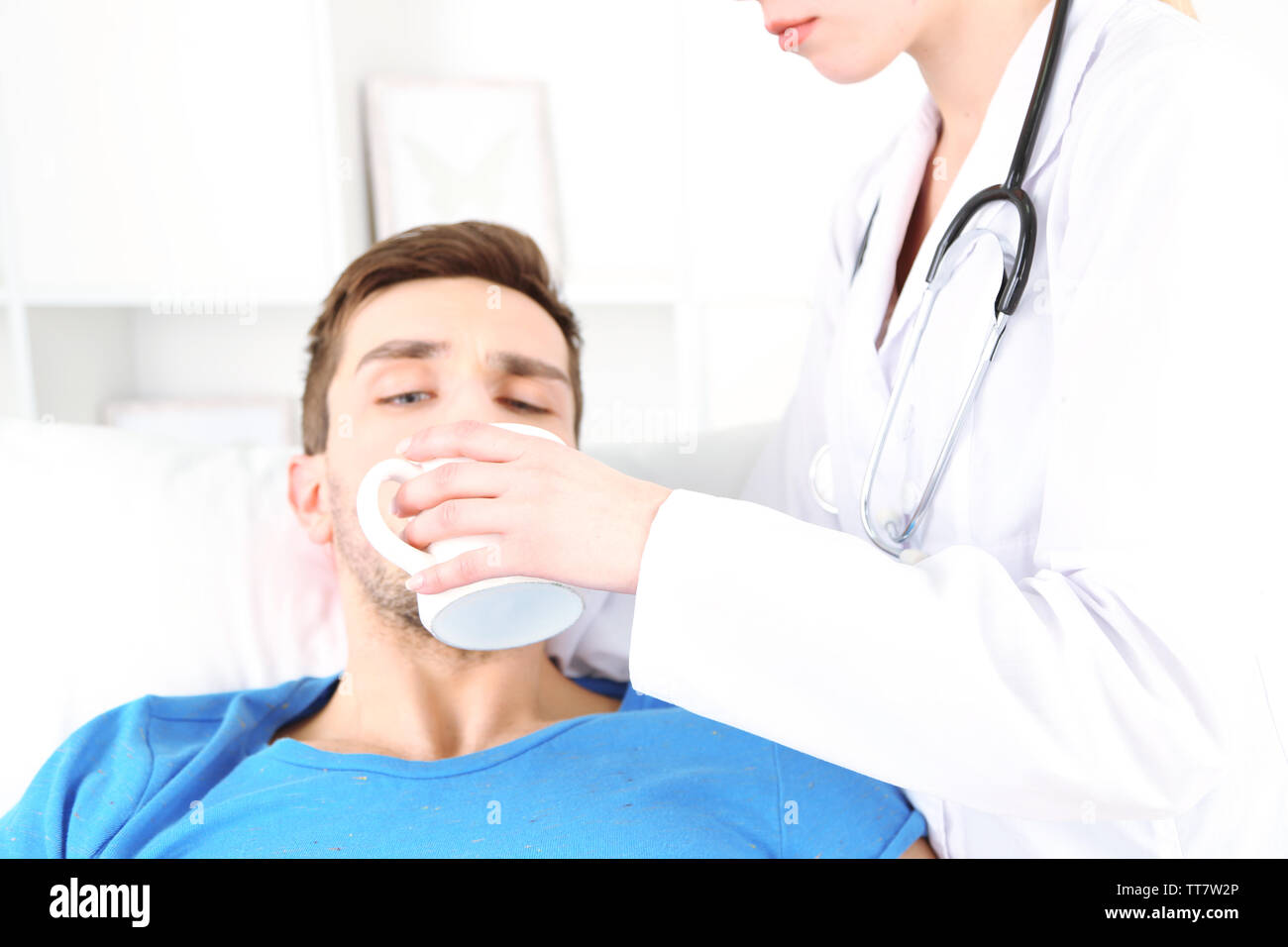 Drink patient hi-res stock photography and images - Alamy