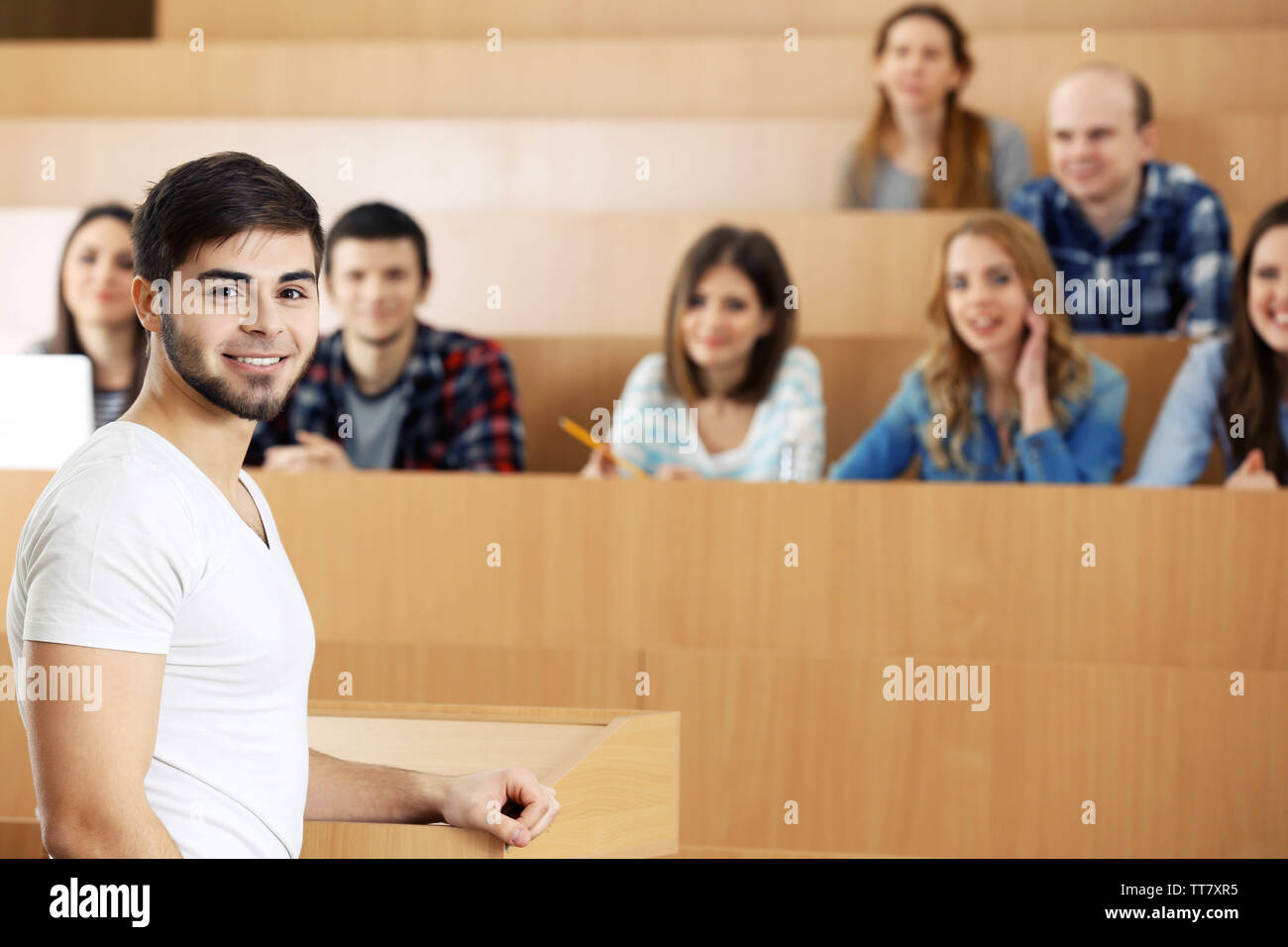 Female Speaker In Classroom High Resolution Stock Photography and ...