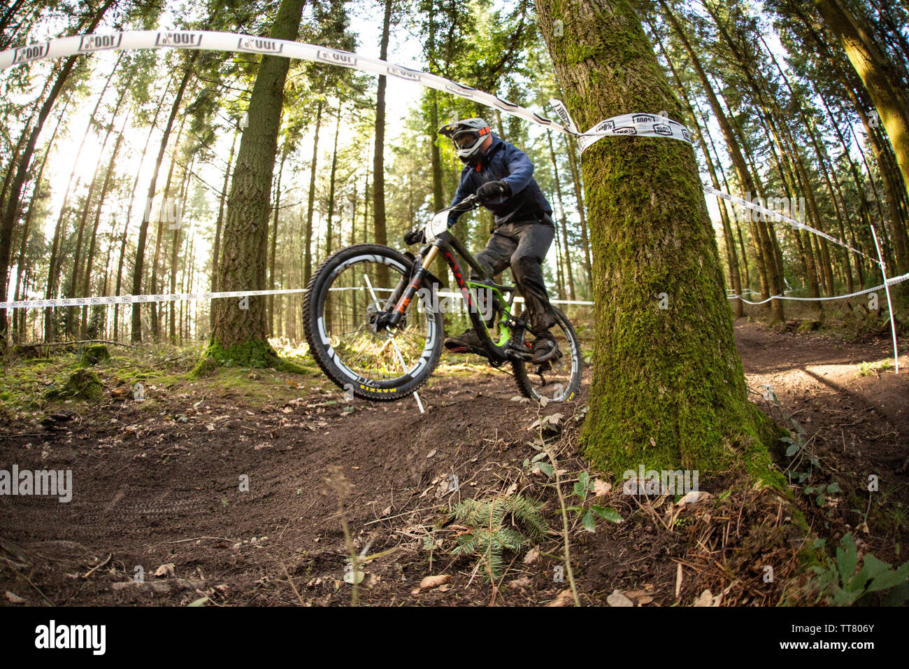 Onza Mini Downhill MB race at the Forest of Dean Stock Photo - Alamy