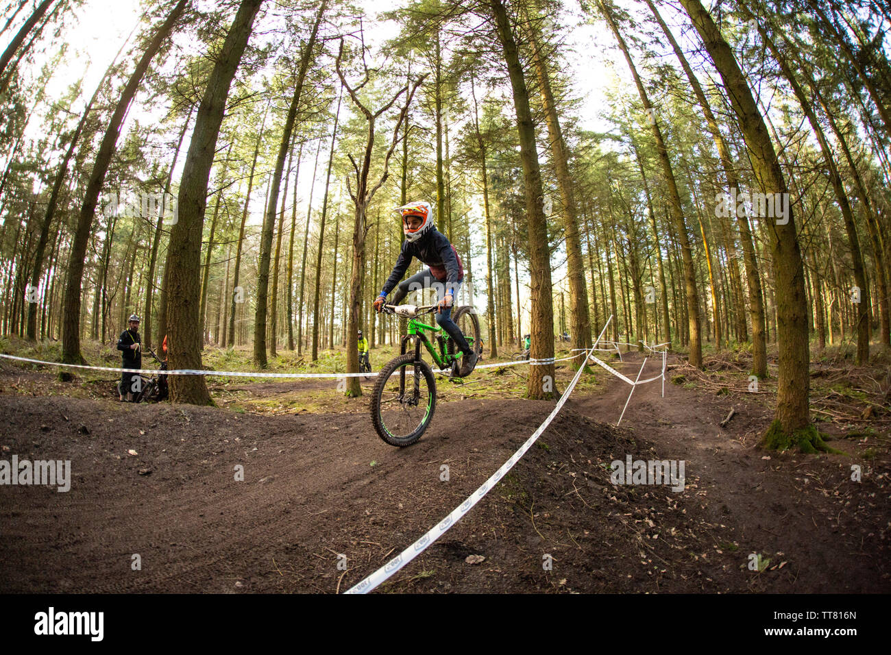Onza Mini Downhill MB race at the Forest of Dean Stock Photo - Alamy