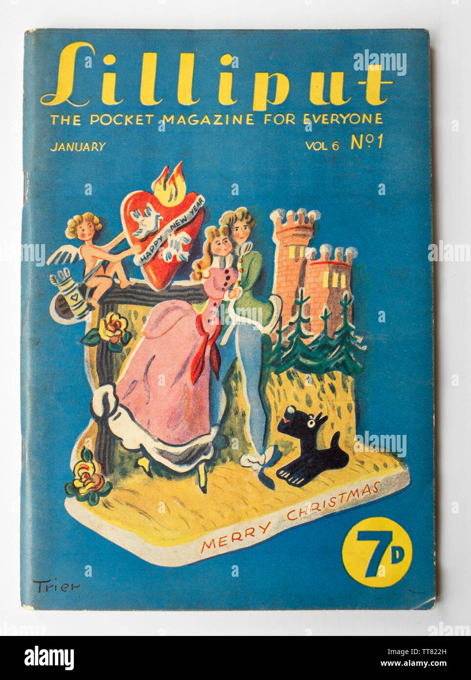 Vintage british magazine cover hi-res stock photography and images - Alamy