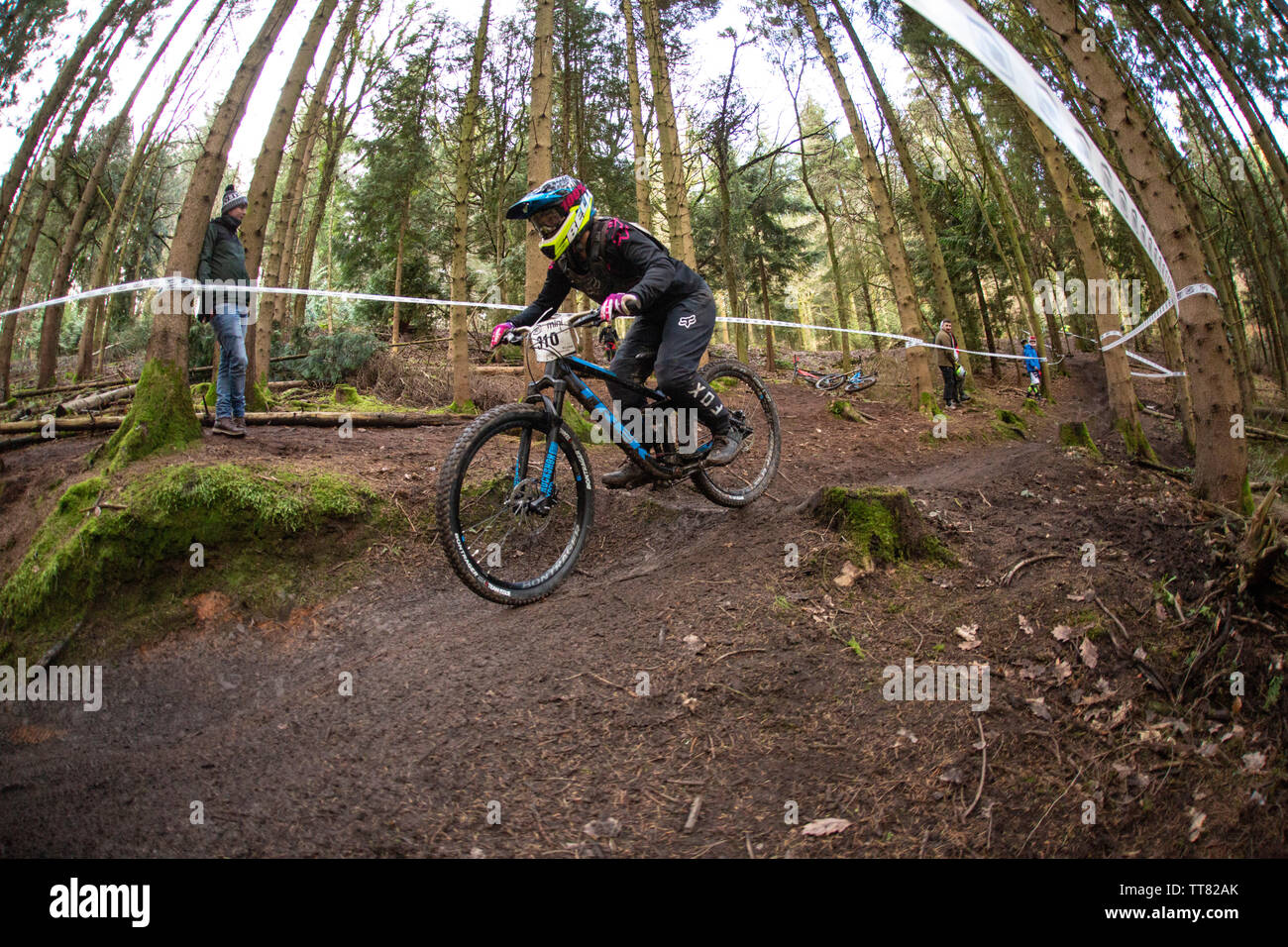 Onza Mini Downhill MB race at the Forest of Dean Stock Photo - Alamy