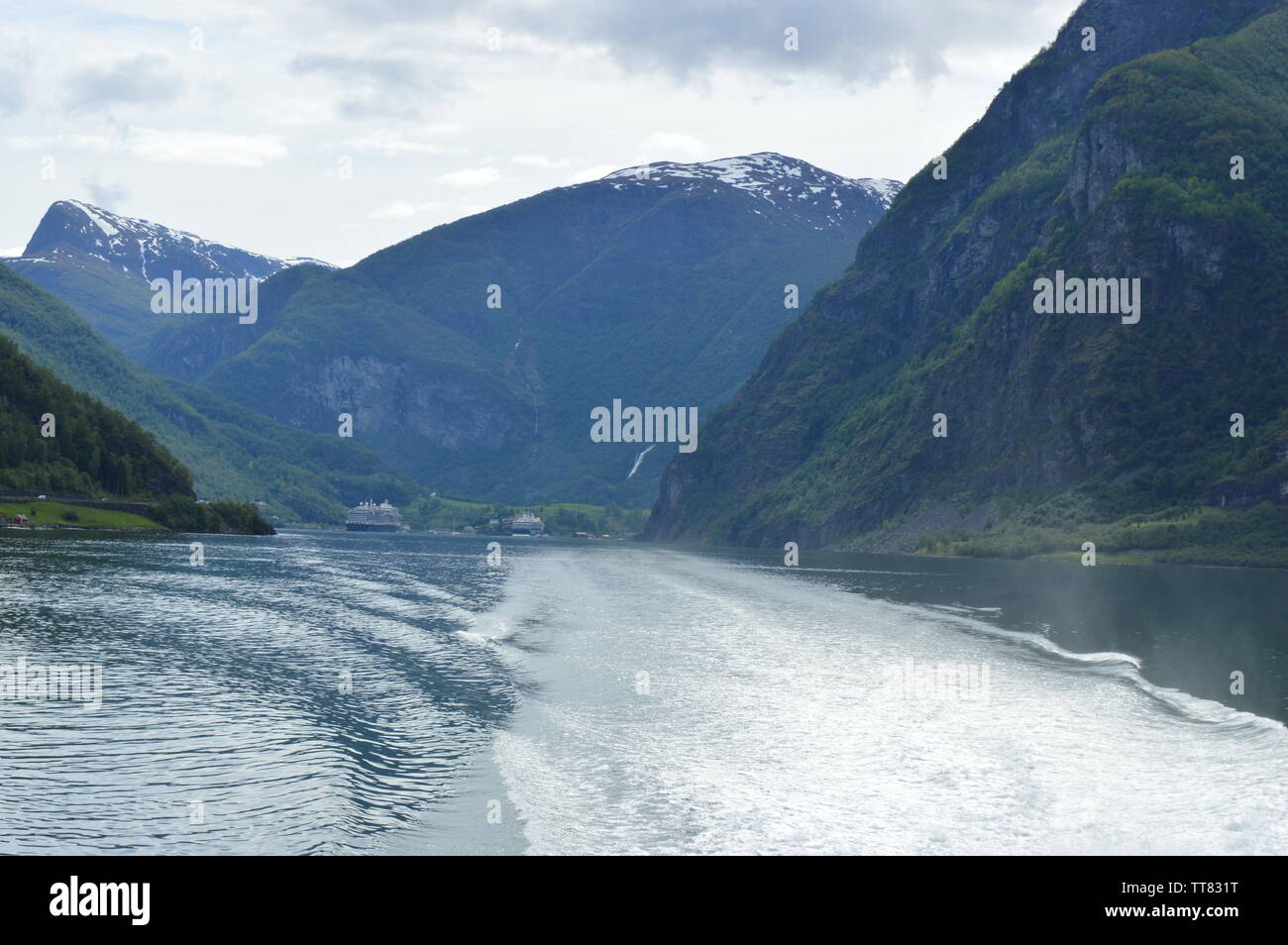 Sailing the Fiords Stock Photo - Alamy