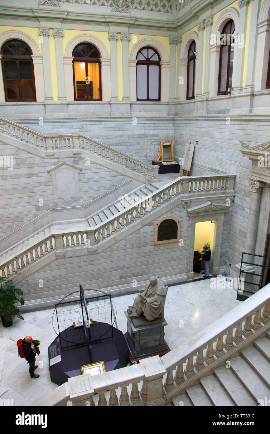 Spain, Madrid, Biblioteca Nacional, National Library, interior Stock ...