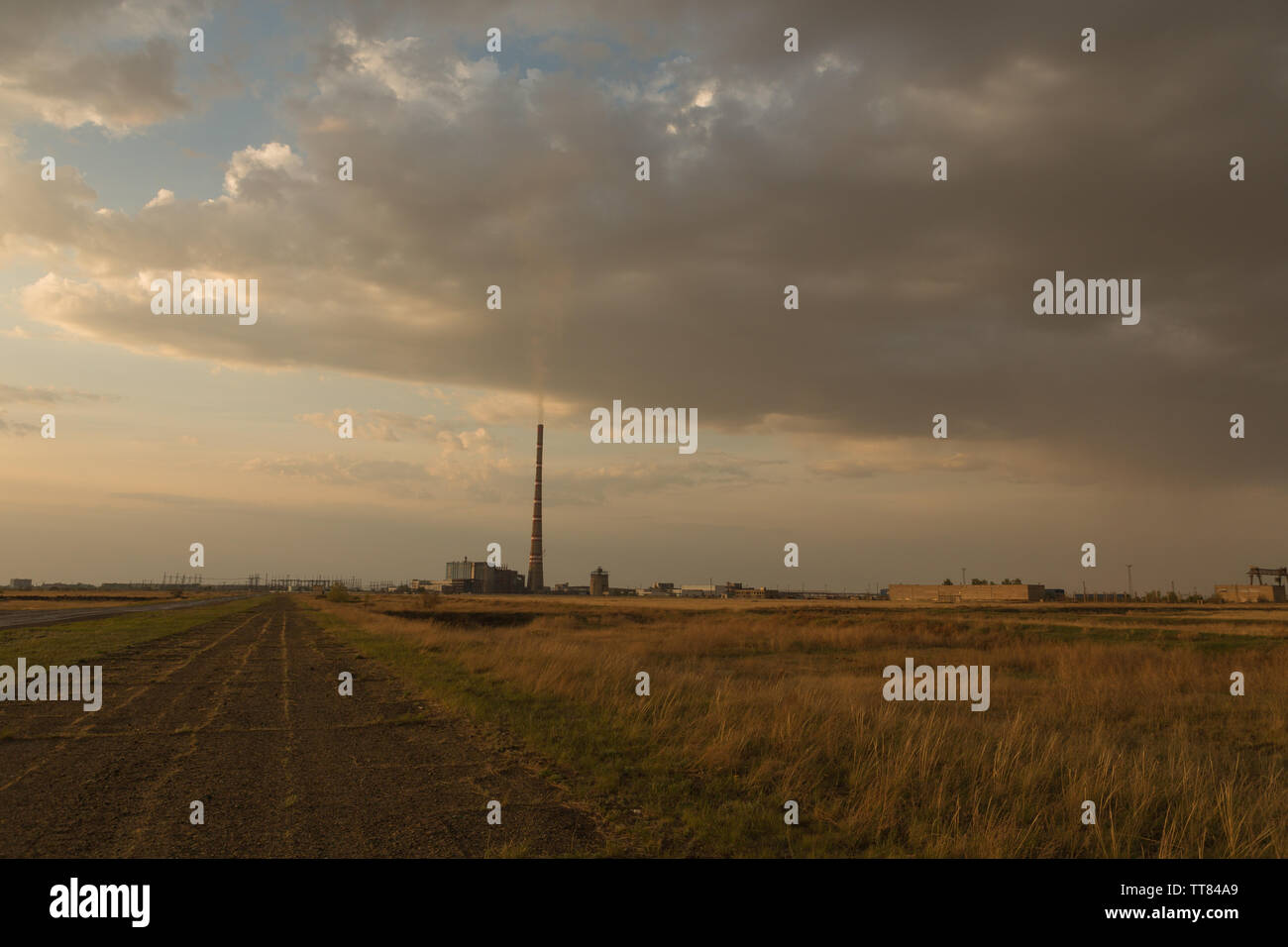 Ekibastuz GRES-2, the Queen of Pipes, 420 meters high, is listed in the ...