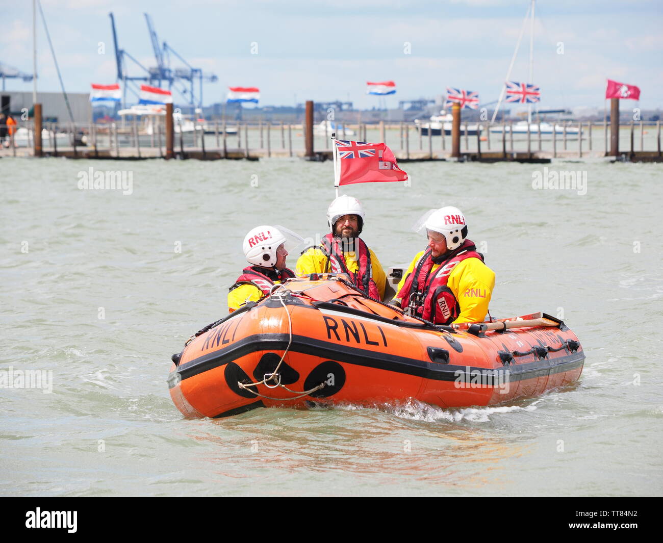 Rigid inflatable inshore lifeboat hi-res stock photography and images ...