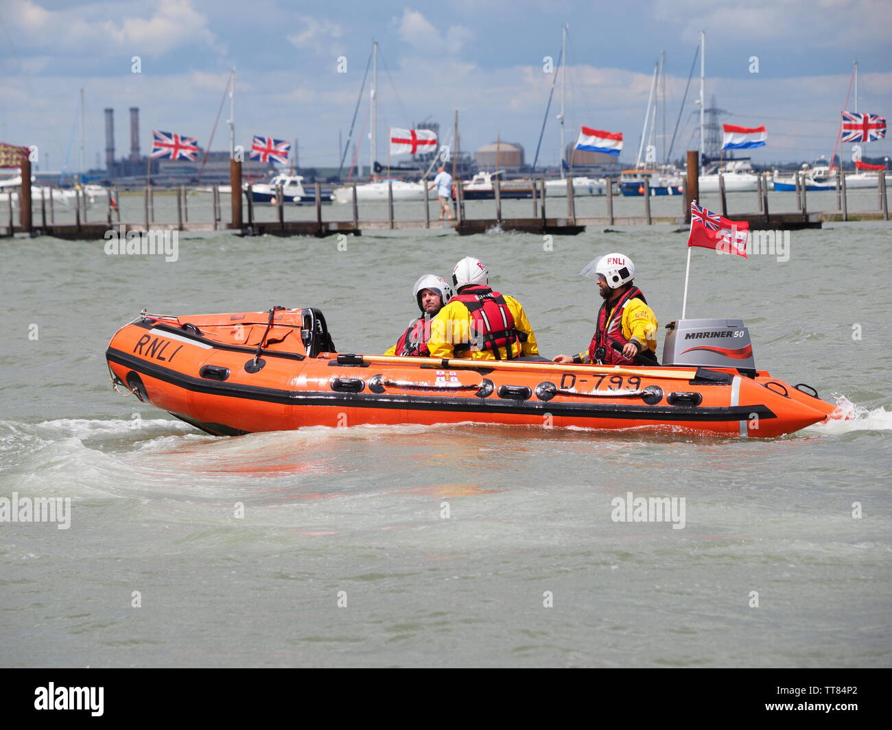 Rigid inflatable inshore lifeboat hi-res stock photography and images ...