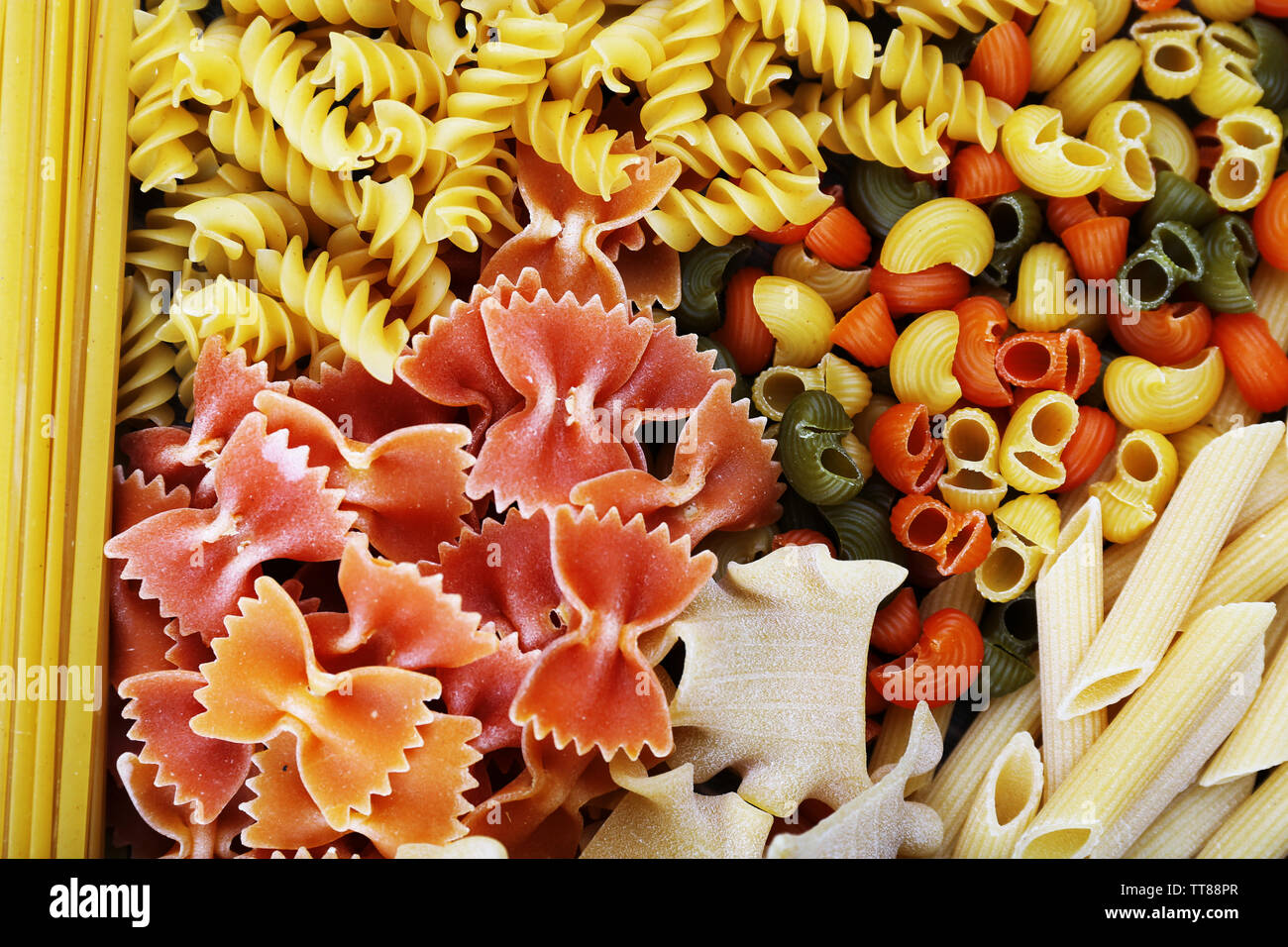 Different types pasta macro hi-res stock photography and images - Alamy