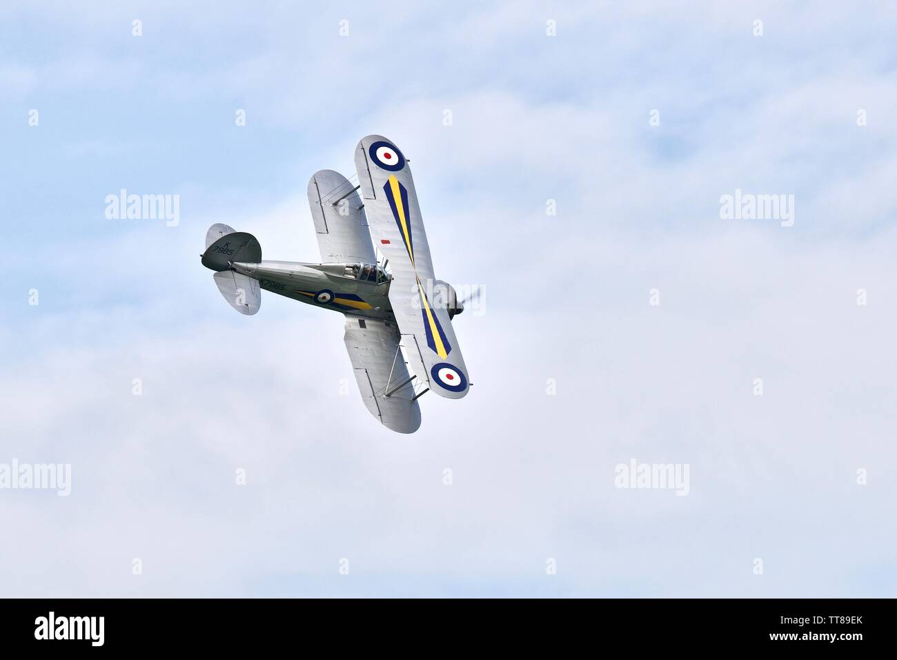 Raf gloster gladiator biplane fighter hi-res stock photography and ...
