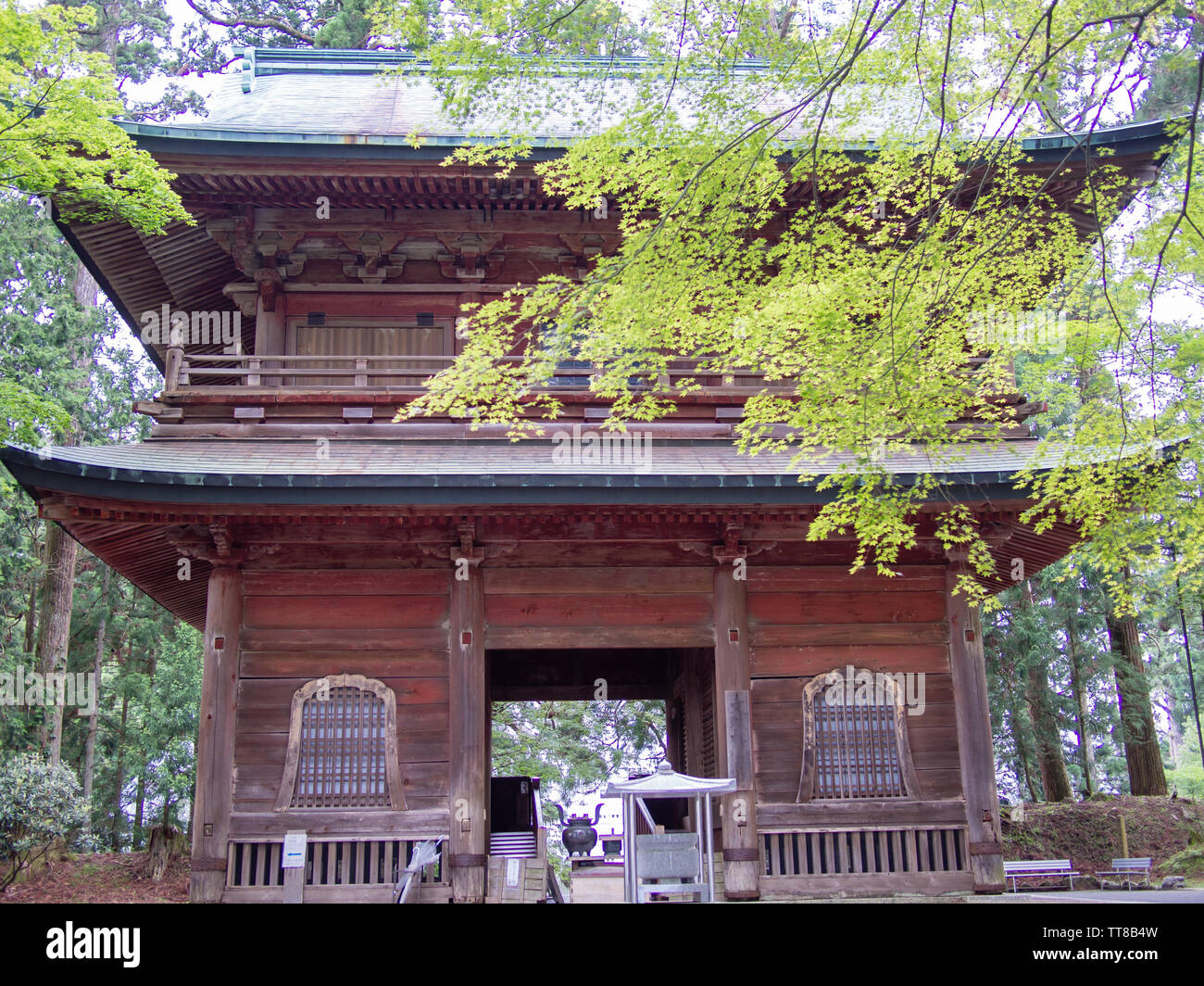 The Monju-ro Gate of Enryaku-ji Temple in Otsu, Japan Stock Photo - Alamy