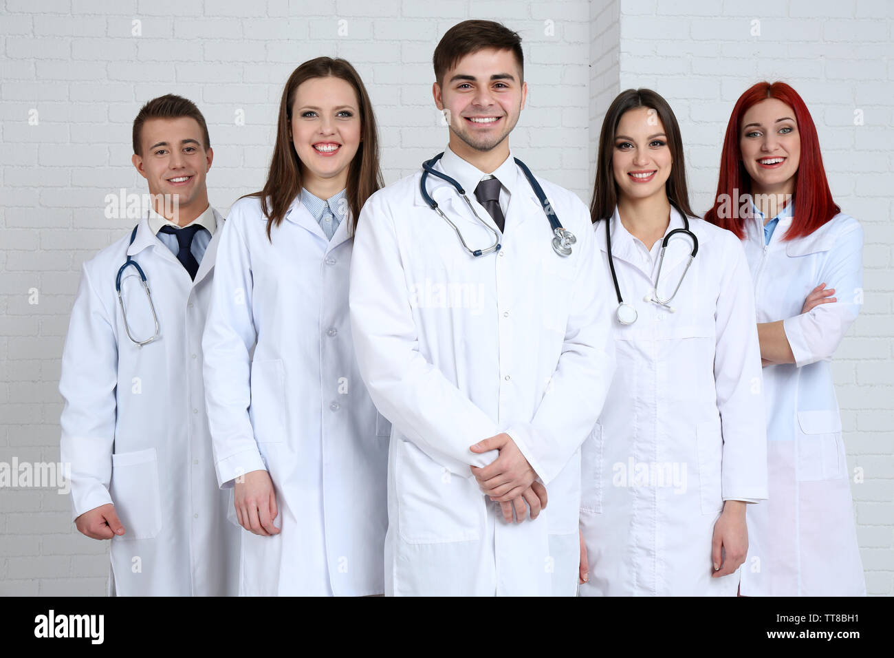 Medical workers in hospital Stock Photo - Alamy