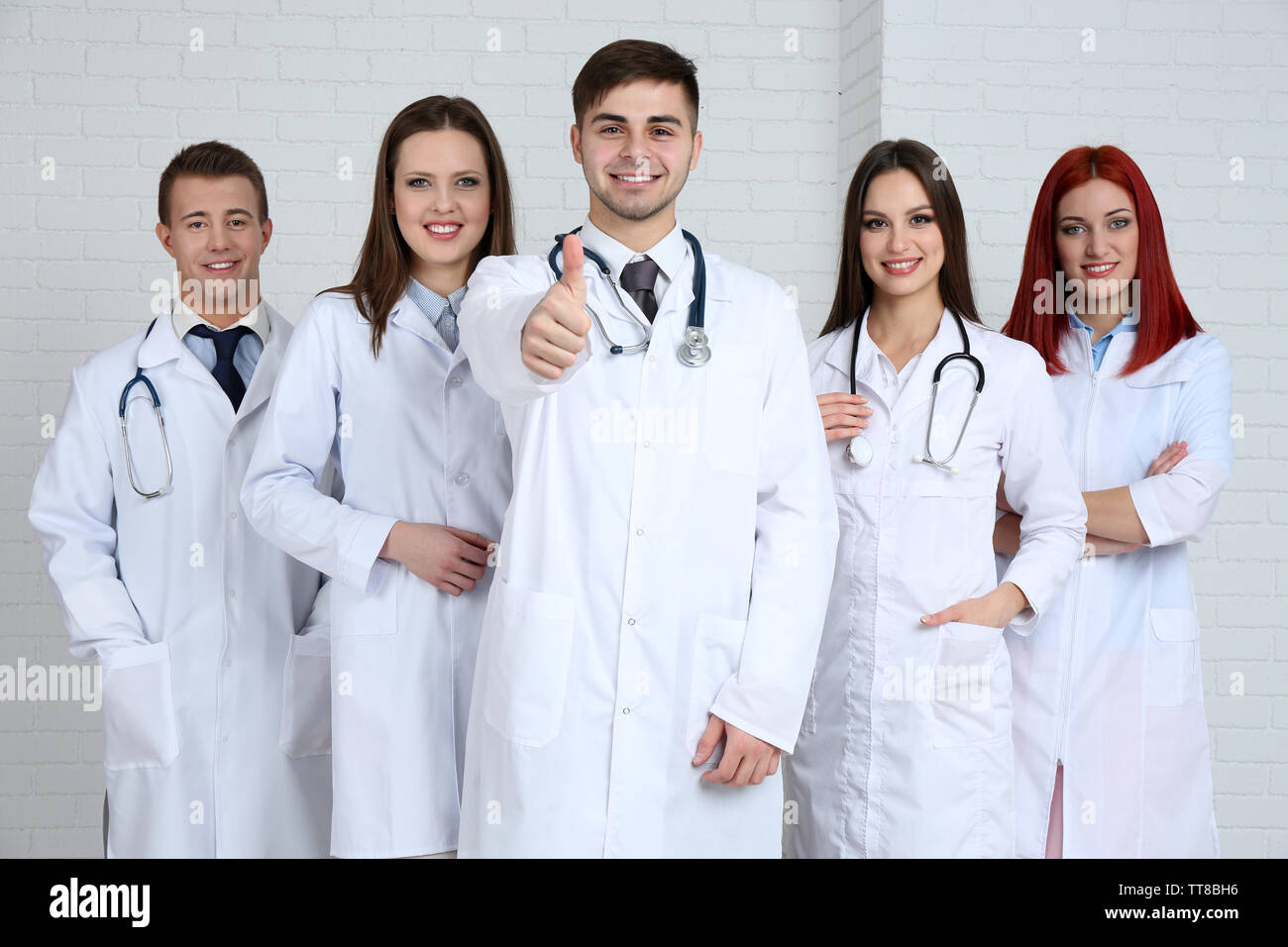 Medical workers in hospital Stock Photo - Alamy