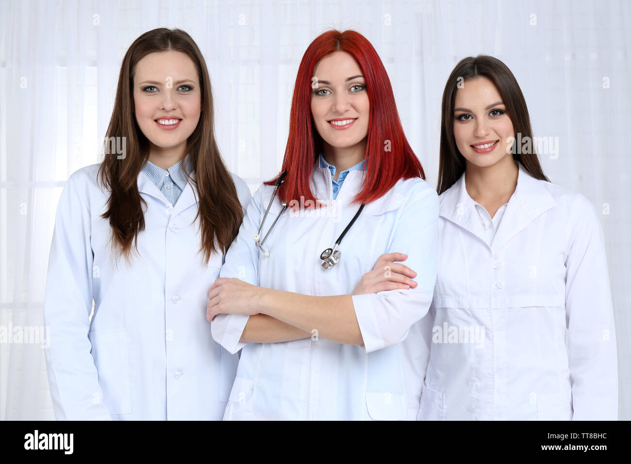 Medical workers in hospital Stock Photo - Alamy