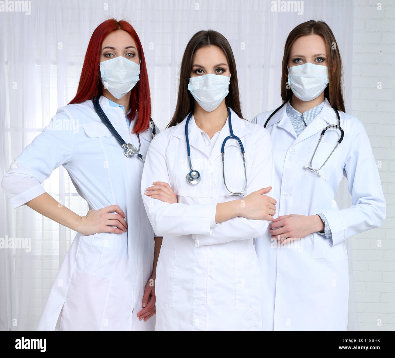 Medical workers in hospital Stock Photo - Alamy