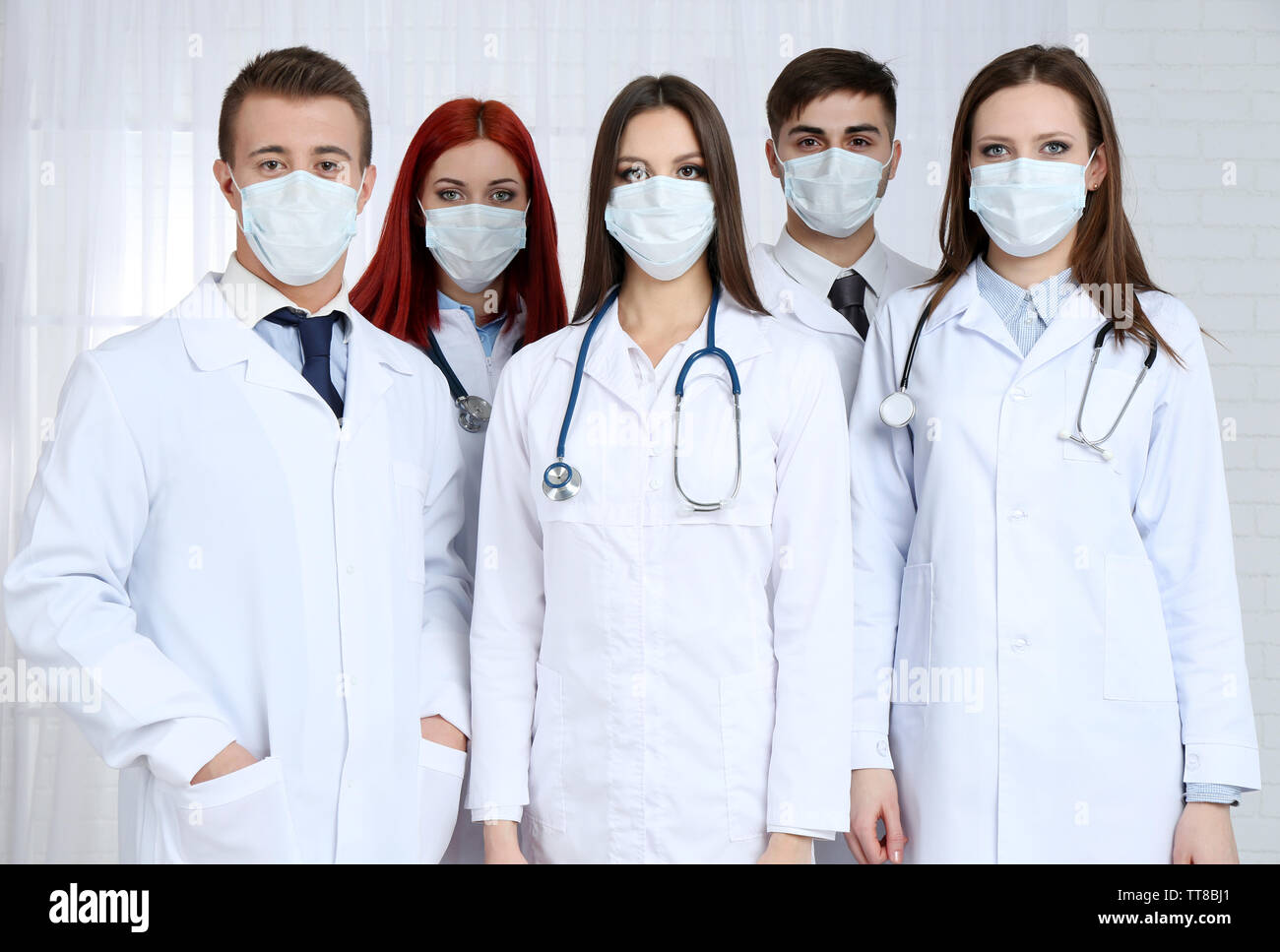 Medical workers in hospital Stock Photo - Alamy