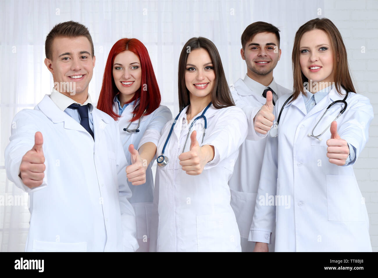 Medical workers in hospital Stock Photo - Alamy
