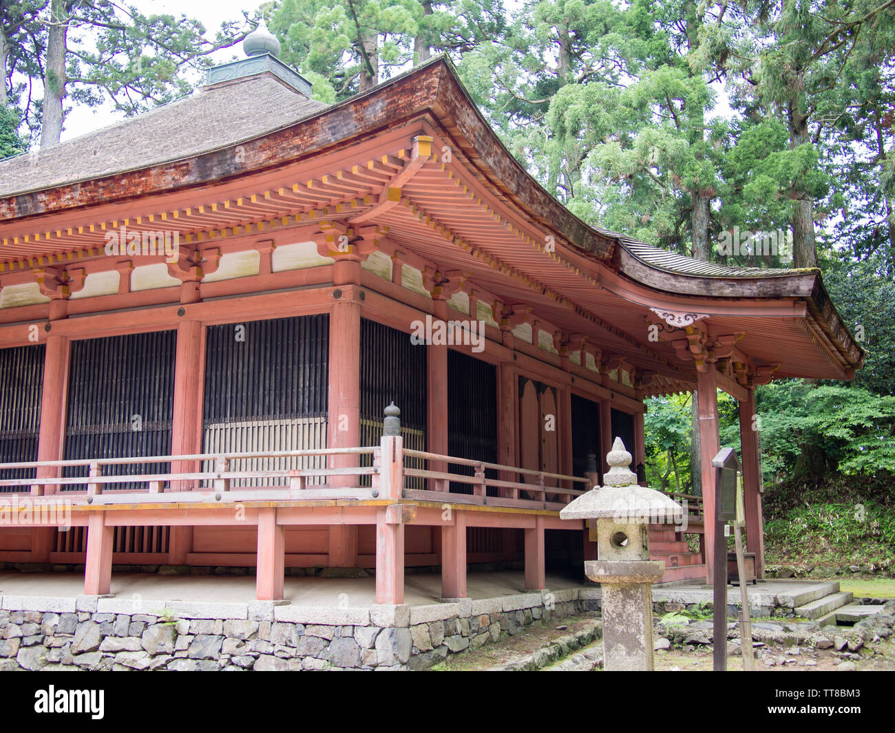Hokkedo or the Lotus Hall at Enryaku-ji Temple in Otsu, Japan. This ...