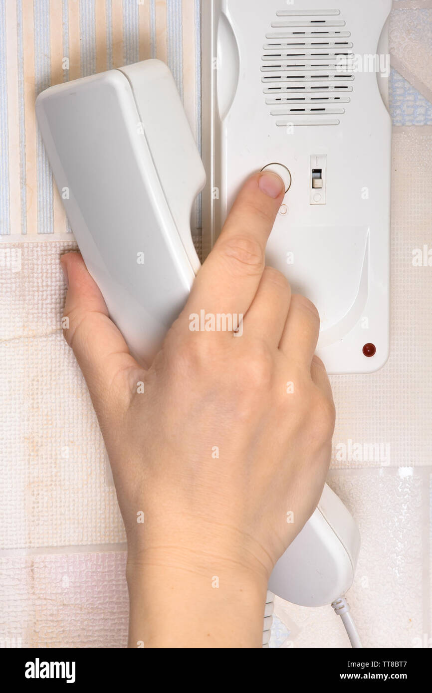 Intercom system hi-res stock photography and images - Alamy