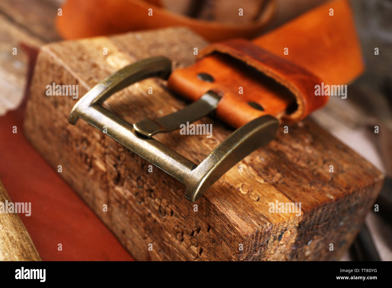 Belt on table hi-res stock photography and images - Alamy