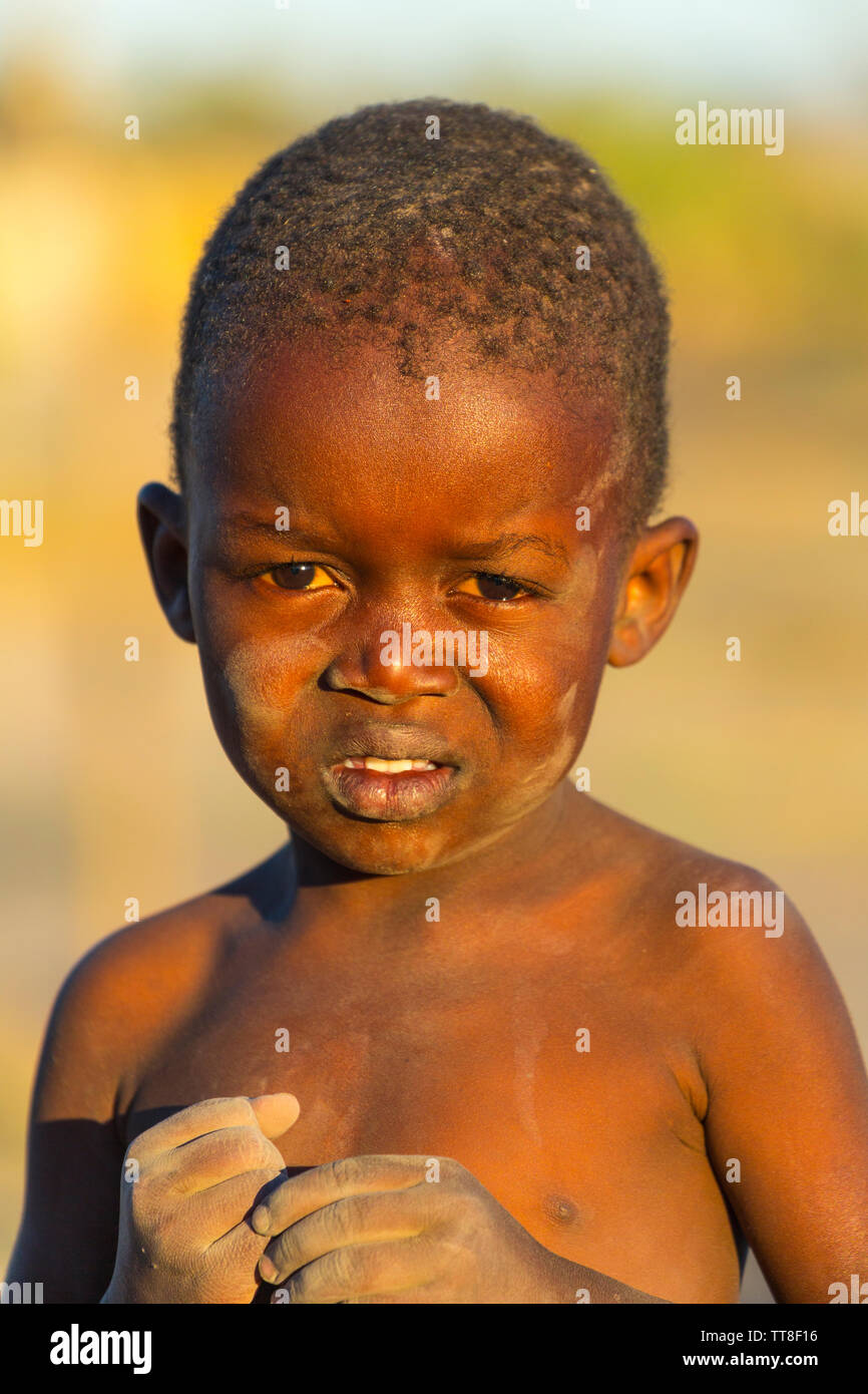 Botswana village aerial hi-res stock photography and images - Alamy