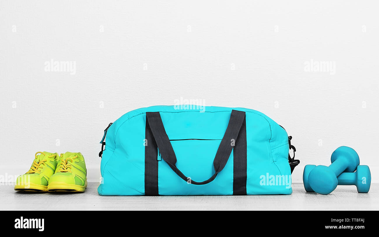 Gym bag open hi-res stock photography and images - Alamy