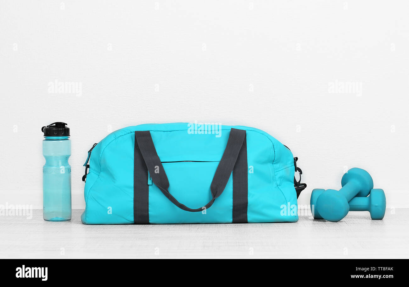 Gym bag open hi-res stock photography and images - Alamy