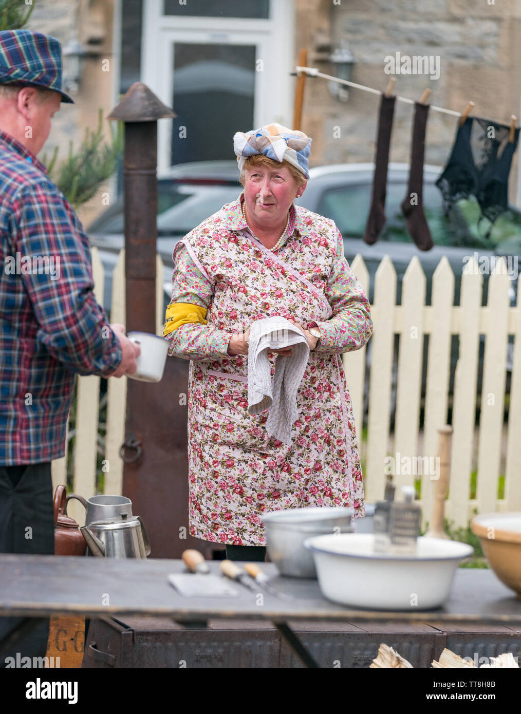 Dufftown Railway Station, Moray, UK. 15th June, 2019. UK. This is a ...