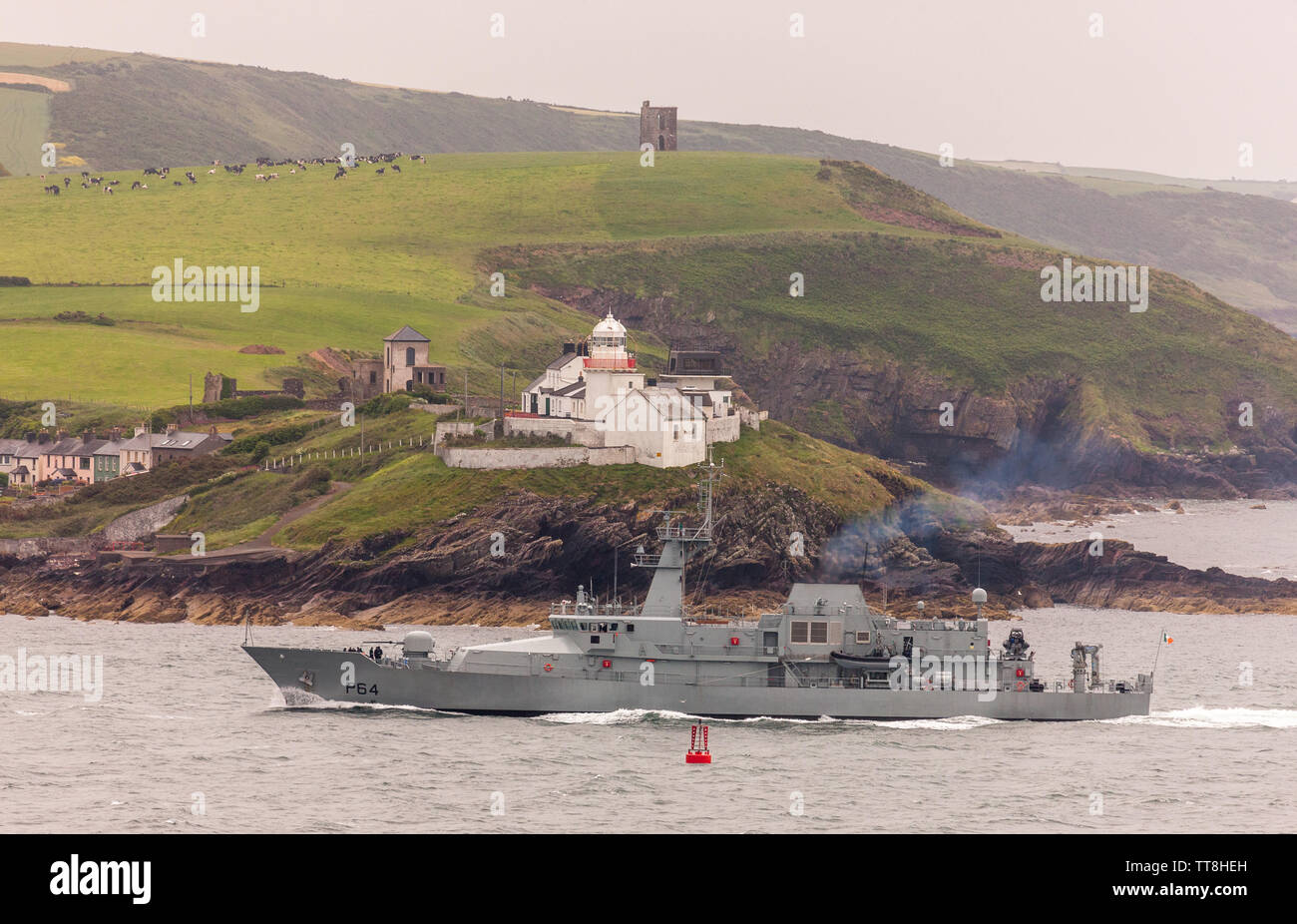 Crosshaven, Cork, Ireland. 14th June, 2019. Irish Naval Vessels, LÉ ...