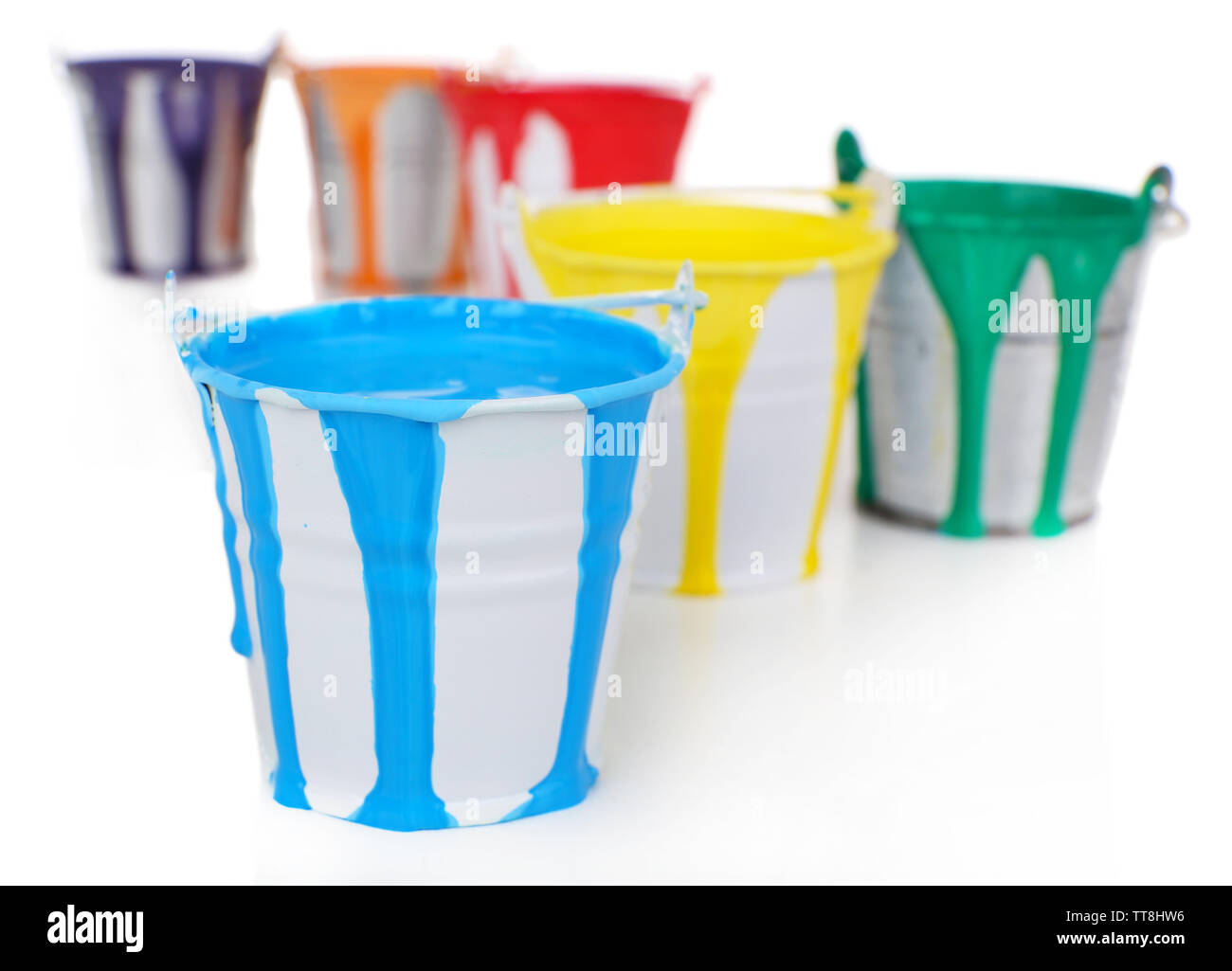 House paints bucket hi-res stock photography and images - Alamy