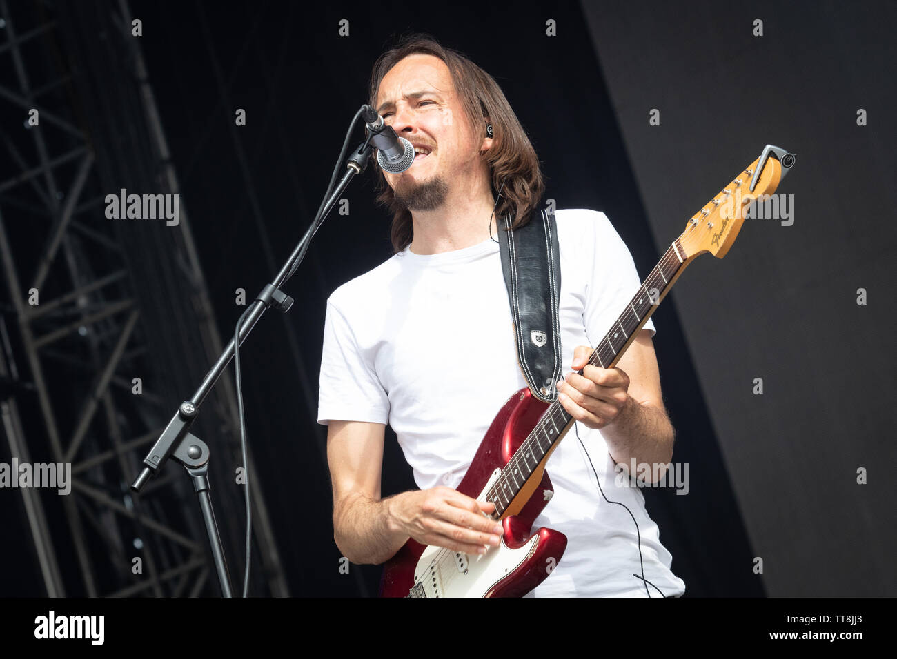 Florence, 14th of June. Matt Simons performs live @ Firenze Rocks ...