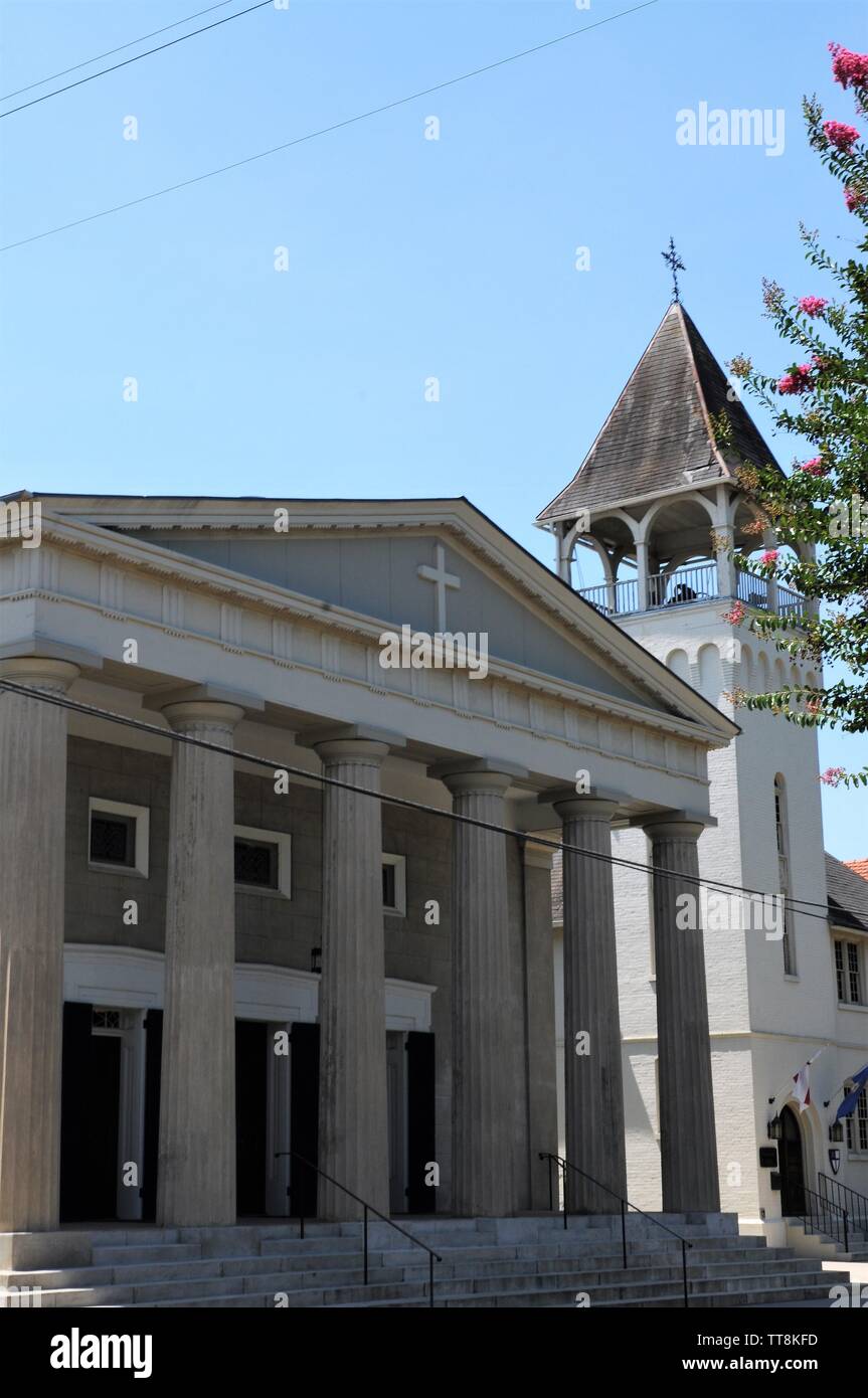Trinity Episcopal Church founded in 1822 in Natchez, Mississippi Stock ...