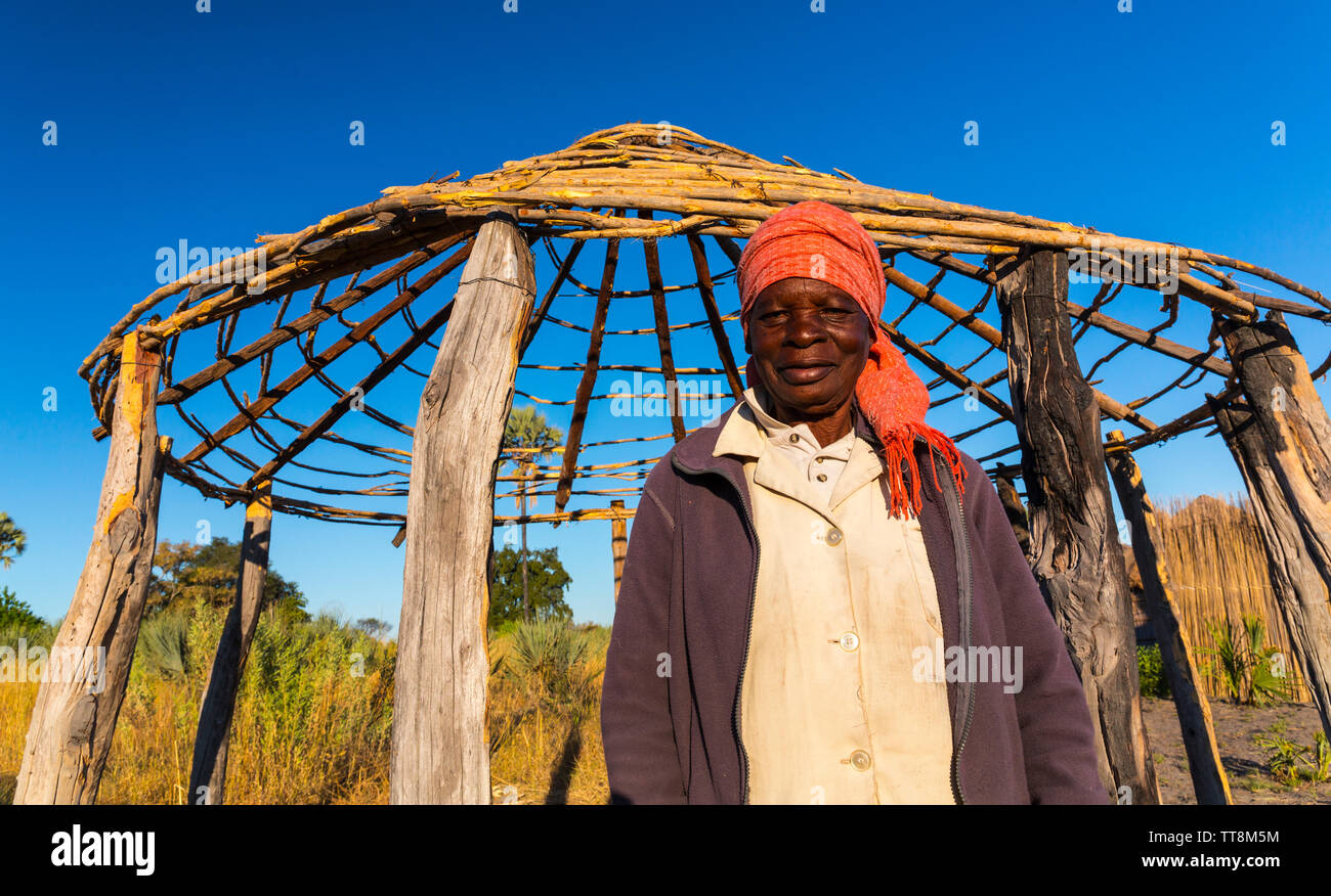 Okavango people, Okavango Delta, Botswana, Africa Stock Photo - Alamy