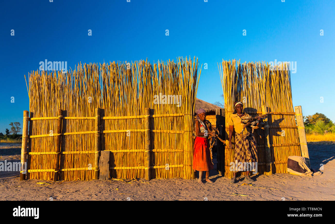 Okavango people, Okavango Delta, Botswana, Africa Stock Photo - Alamy