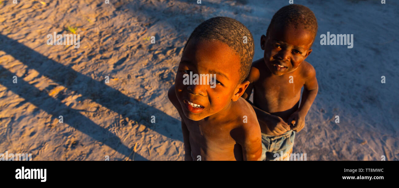 Okavango people, Okavango Delta, Botswana, Africa Stock Photo - Alamy