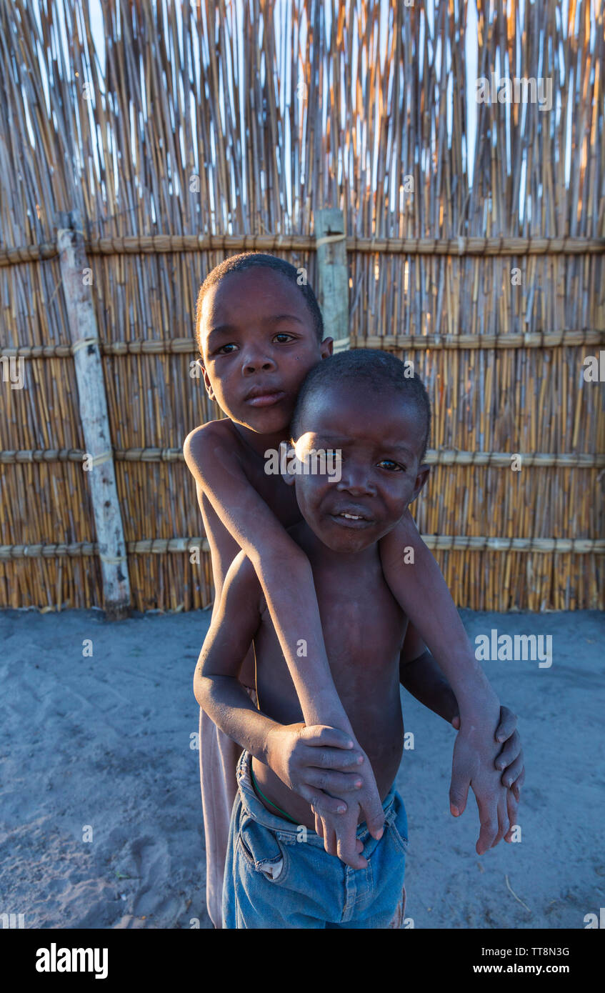 Okavango people, Okavango Delta, Botswana, Africa Stock Photo - Alamy