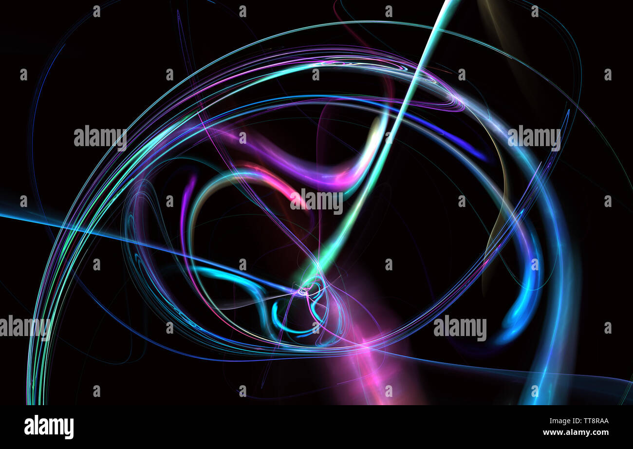 Color of waving smoke in the abstract background. Illustration wave ...