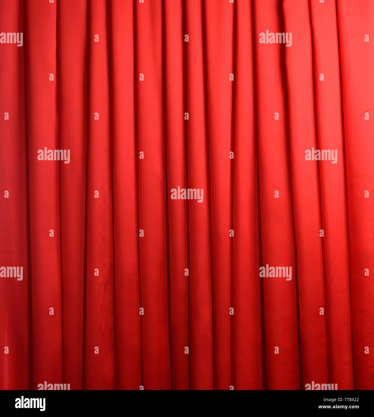 Red Curtain on white background Stock Photo - Alamy