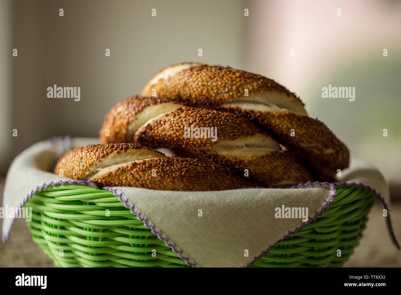 Turkish bagel (simit) is an indispensable traditional flavor of ...