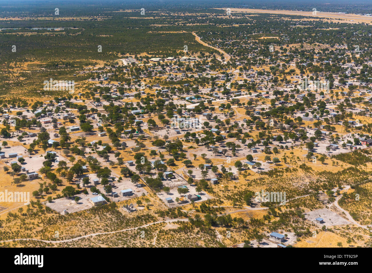 Maun city, Okavango Delta, Botswana, Africa Stock Photo - Alamy
