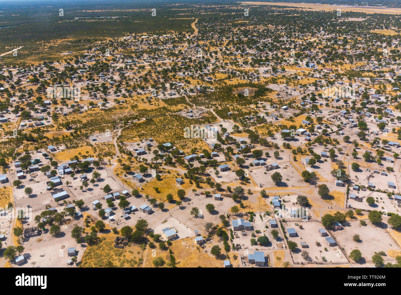 Maun city, Okavango Delta, Botswana, Africa Stock Photo - Alamy