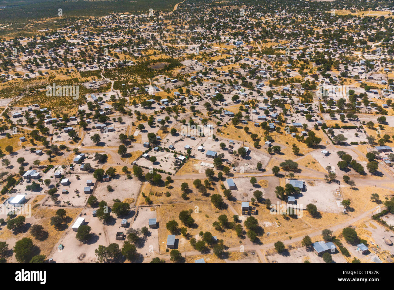 Maun city, Okavango Delta, Botswana, Africa Stock Photo - Alamy