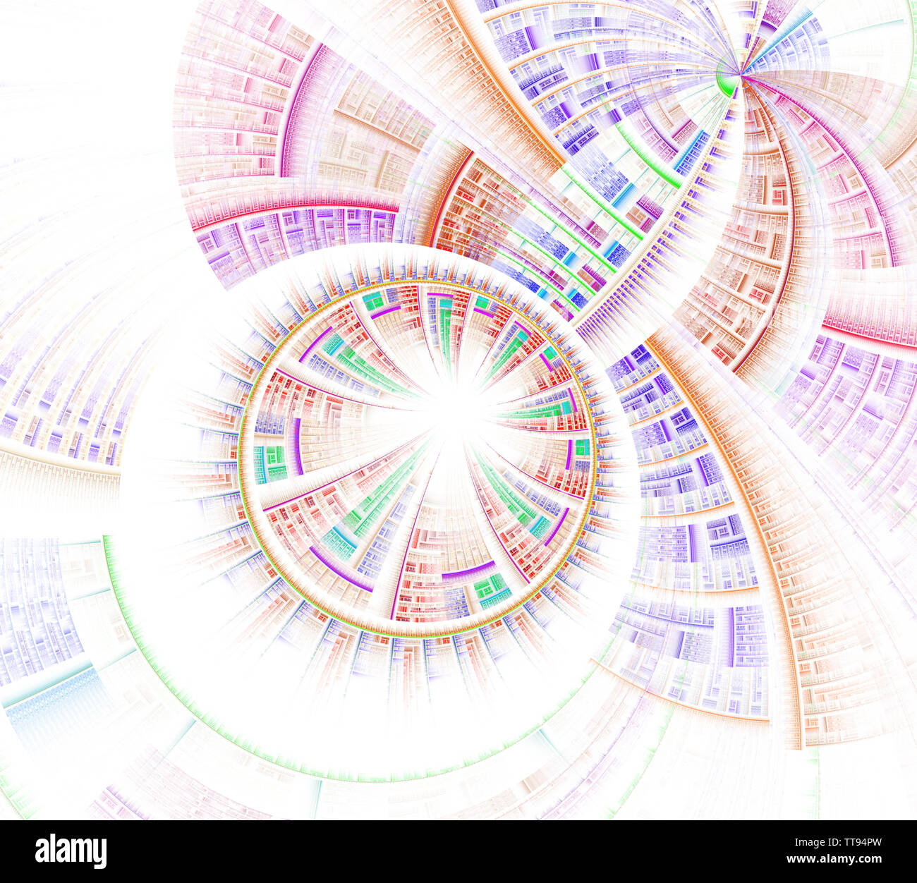 Abstract fractal wheel and spokes graphic. abstract symbols for use ...