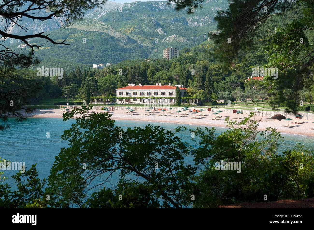 Budva Riviera, Budva beach, Montenegro Stock Photo - Alamy