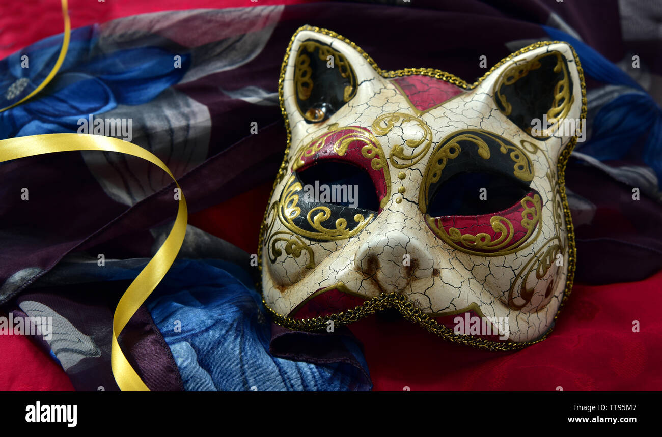 Venice cat mask hi-res stock photography and images - Alamy