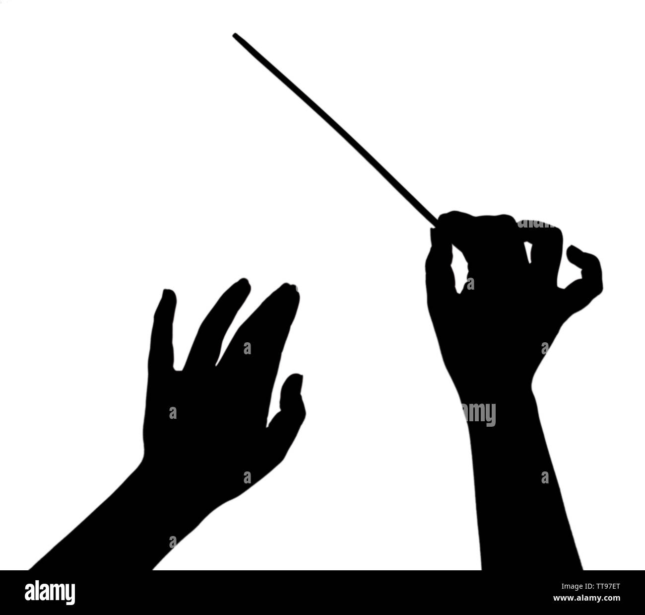 Orchestra Conductor Hands